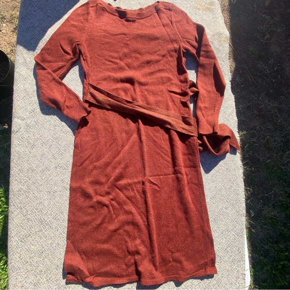 Banana Republic | Dresses | Banana Republican Dress Burnt Orange ...